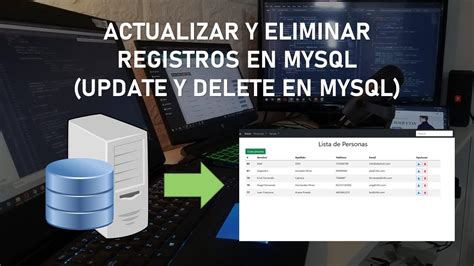 Actualizar Y Eliminar Registros En MySQL UPDATE Y DELETE Clase 10