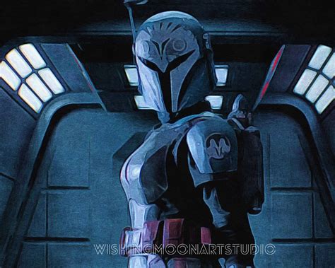 Le Mandalorian Bo Katan Kryze Leader Des Chouettes Nite Din Etsy