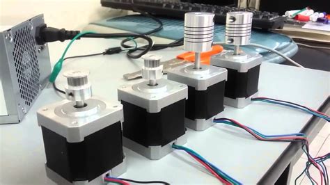 Motores Paso A Paso Prueba Final Con La Electrónica Arduino Youtube