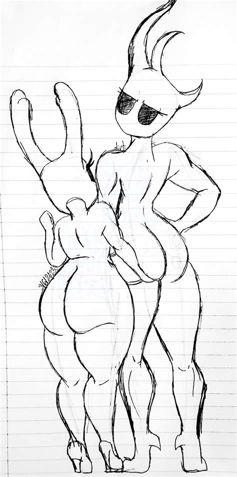 Rule 34 2girls Arthropod Humanoid Ass Focus Ass Grab Back View Backboob Big Ass Broken Vessel