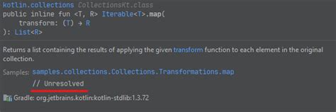 Intellij Idea Unresolved Sample In Kotlin Docs Stack Overflow