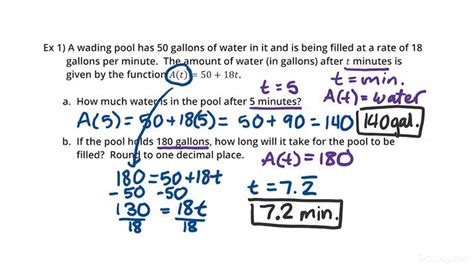 solving a 2 step function that for real world situation in function notation algebra