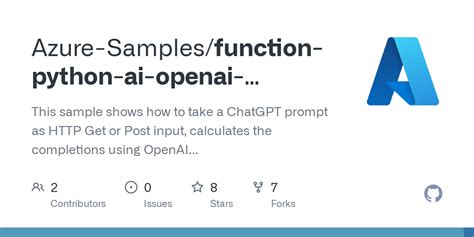 Function Python Ai Openai Chatgpt Function App Py At Main Azure
