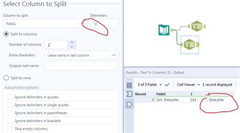 solved column to text carries the delimiter with the 2nd alteryx community