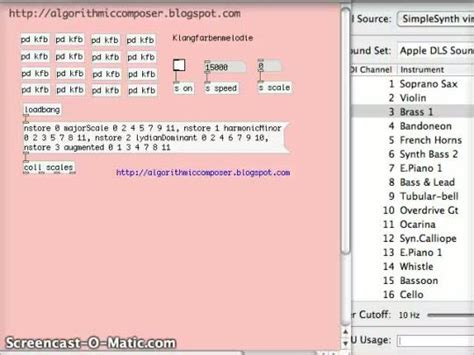 algorithmic composer a simple algorithmic composition that randomly