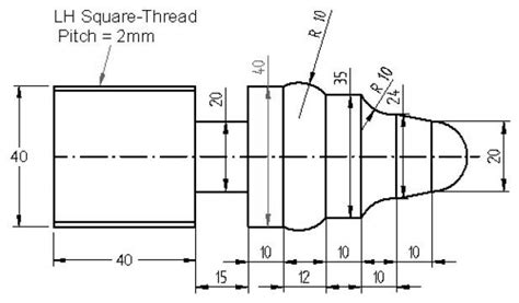 Fanuc G76 Left Hand Thread G75 Grooving Example CNC Lathe Helman CNC