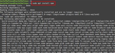How To Install Node Js On Ubuntu 20 04 Linux Taste The Linux