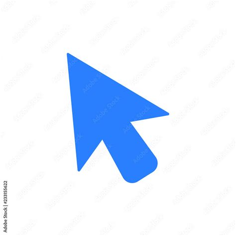 Mouse Cursor Symbol Vector Arrow Click Pointer Illustration Isolated