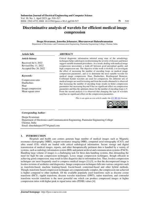 pdf discriminative analysis of wavelets for efficient medical image compression