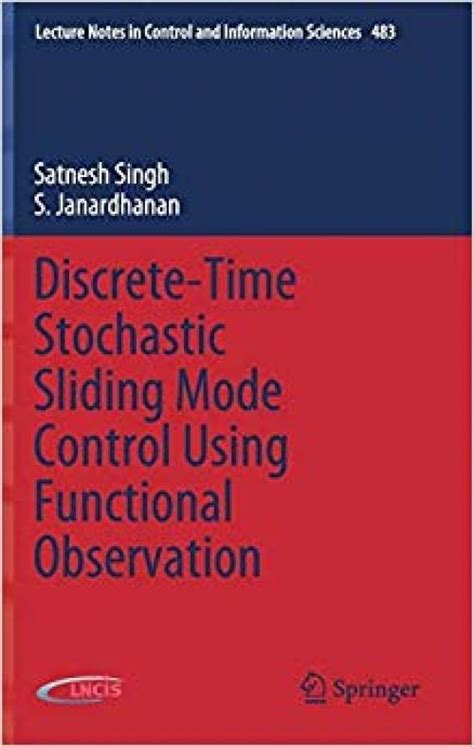 discrete time stochastic sliding mode control using functional observation lecture notes in