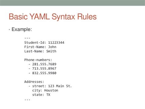 yaml