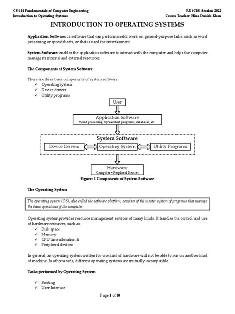 introduction to operating systems pdf operating system booting