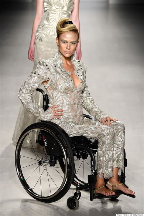 33 Best Disabled Models Take To Catwalk In Wheelchairs As New York