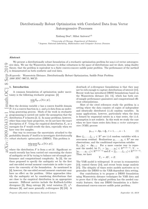 pdf distributionally robust optimization with correlated data from vector autoregressive processes