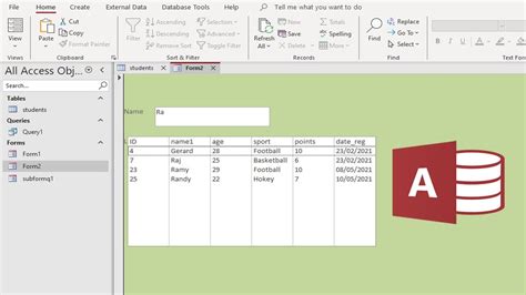 programming in microsoft access how to filter list box based on text box in forms ms access