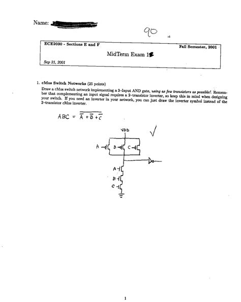 5 solved problems on introduction to computer engineering exam 1 ece 2030 docsity