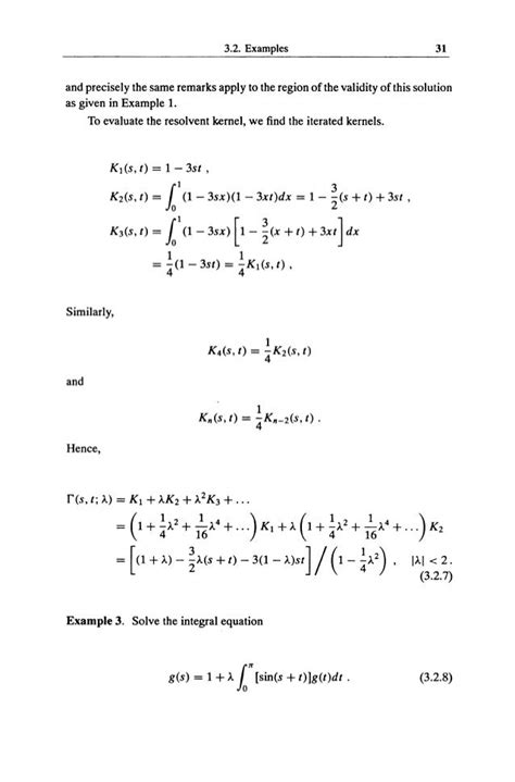 linear integral equations
