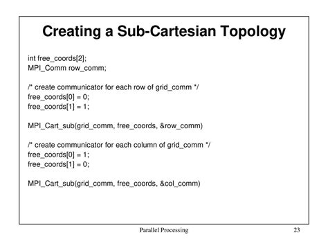 september 4 1997 parallel processing cs 676 lecture 8 grouping data and communicators in mpi