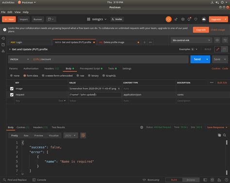 node js send image from form data and json data from postman for node js stack overflow