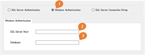 SQL Server Connection Simple Data Integrator