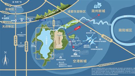 高投蓝绸带社区图片 户型图 样板间图 装修效果图 成都楼盘网