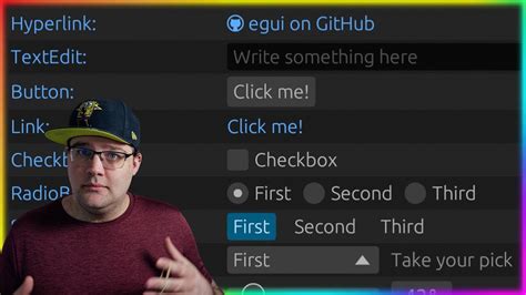 Simple Portable Immediate Mode UI With Egui YouTube