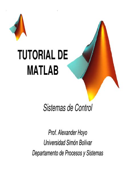 tutorial matlab control matlab matriz matemáticas