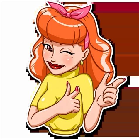 Pin Up Babes — Whatsapp Stickers Pack