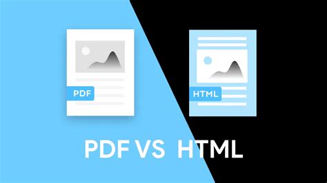 in depth comparison between pdf vs html formats updf