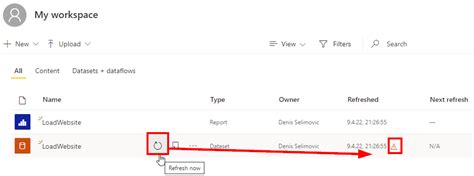 loading web data into power bi service without using a gateway what the fact bi