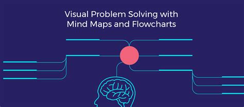 problem solving aid mind map flowchart stock illustra
