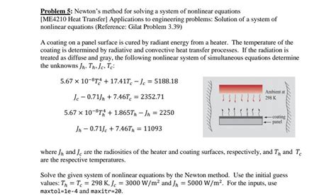 solved newton s method for solving a system of nonlinear
