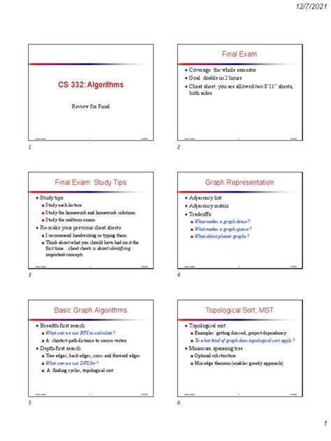 cs 332 algorithms final exam pdf dynamic programming computational science