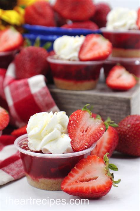 Strawberries And Cream Pie Jello Shots I Heart Recipes