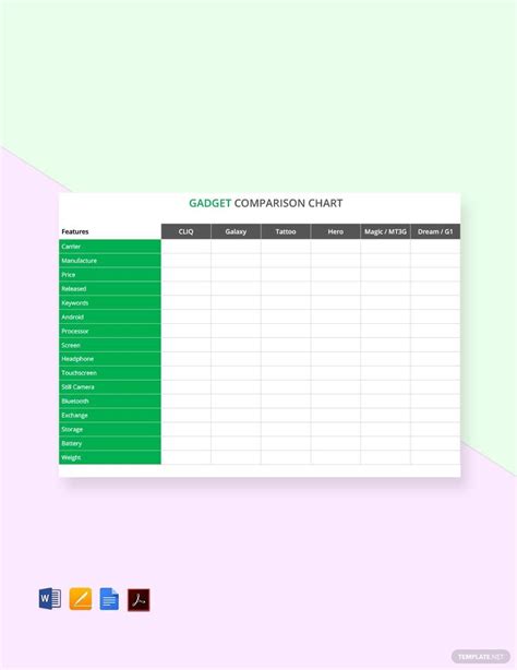 Free Online Comparison Chart Maker Design A Custom
