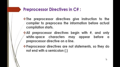 c beginner to advanced lesson 71 preprocessor directives youtube