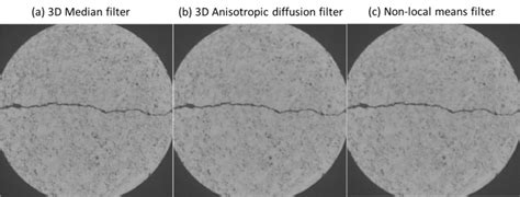 grayscale images after denoising using a a 3d median filter b a 3d download scientific
