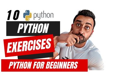 10 Basic Python Exercises For Beginners Python Tutorial Learn