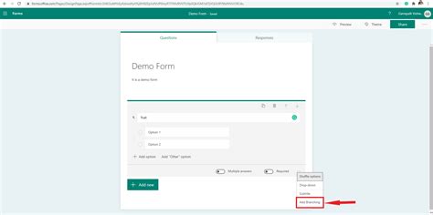 How To Add Branching In Microsoft Forms Very Easy Method Crazy Tech