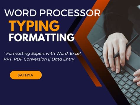 Formatting Expert With Word Excel PPT PDF Conversion Data Entry
