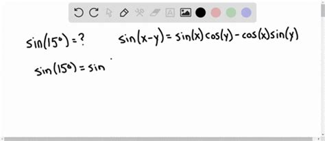 SOLVED Values Of Trigonometric Functions Use An Addition Or Subtraction