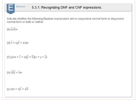solved indicate whether the following boolean expressions