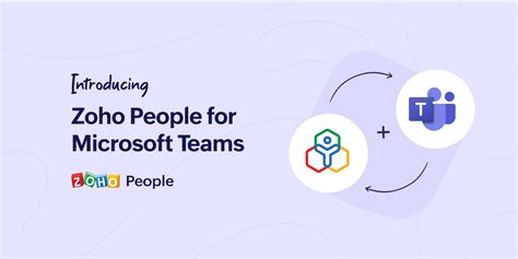 Introducing Zoho People For Microsoft Teams Zoho Blog