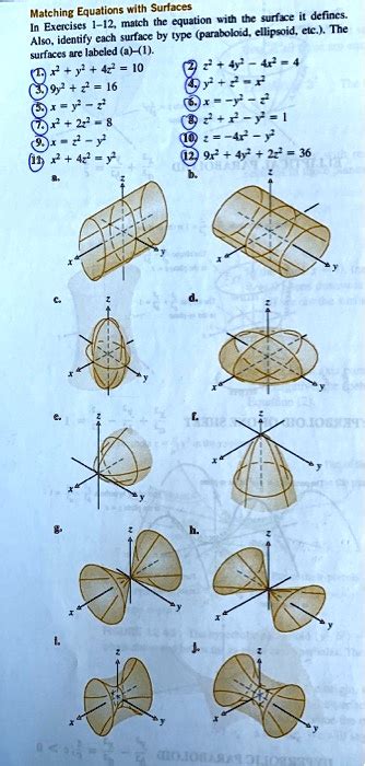 solved matching equations wlth surfaces match equaton sth thc wnfe defincs exuicises 1 12