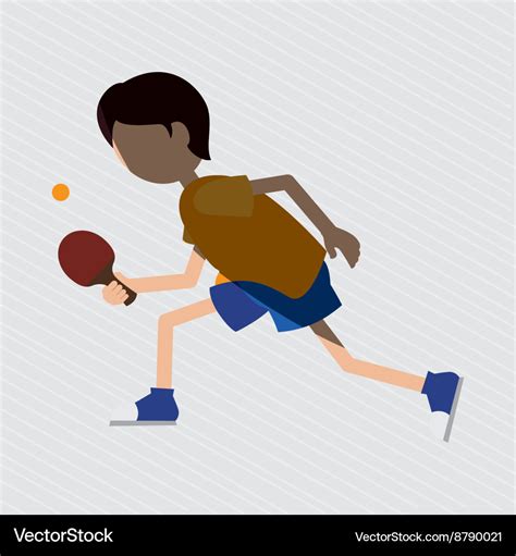 Ping Pong Game Design Royalty Free Vector Image