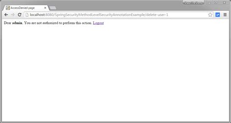 spring security 4 method security using preauthorize postauthorize secured el 转 csdn博客