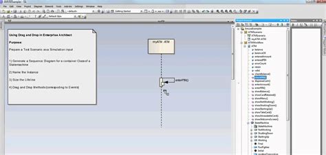 enterprise architect and amuse trigger test set youtube