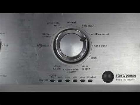 Maytag Washing Machine How To Enter Diagnostic Mode And Check Error