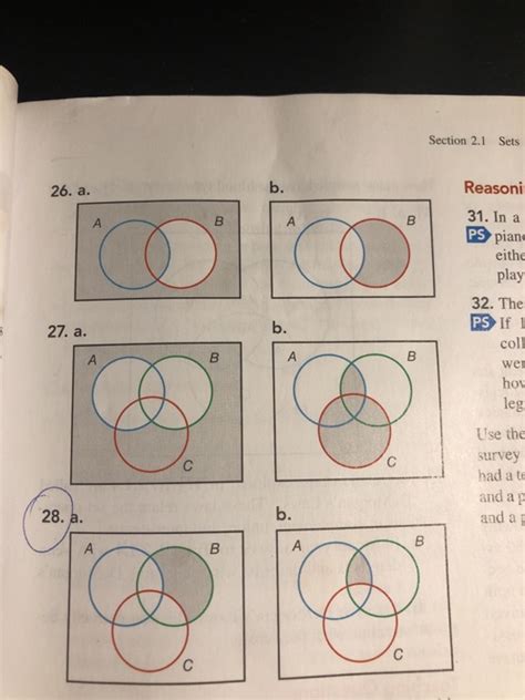 solved use set notation to identify the shaded region in