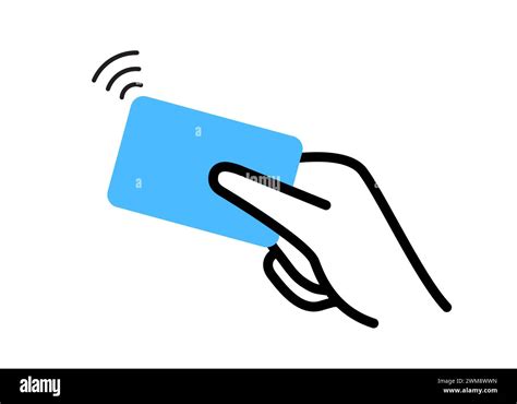 Contactless Nfc Wireless Pay Sign Logo Credit Card Nfc Payment Vector
